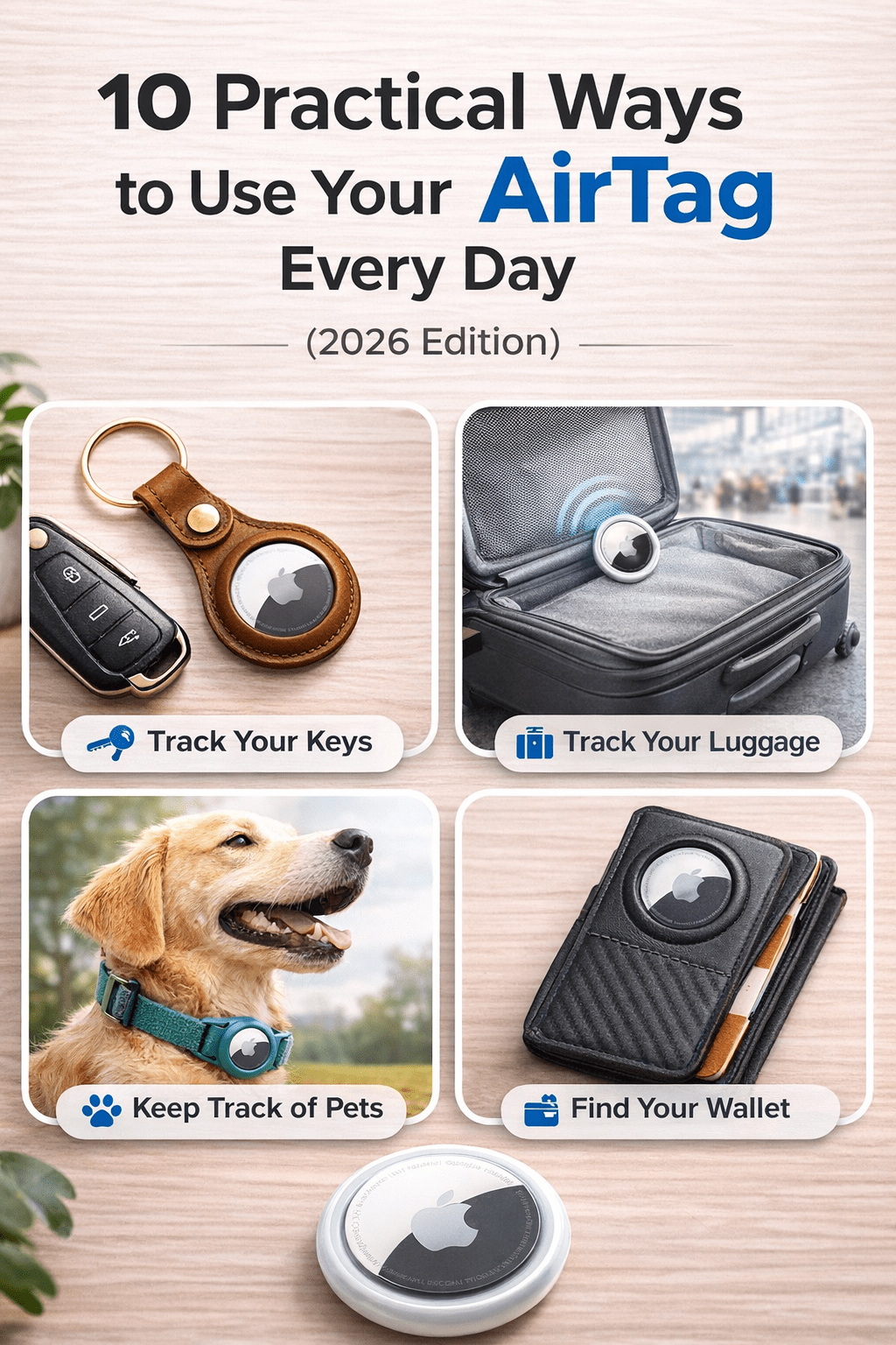 10 Practical Ways to Use AirTag 2 Daily | Tips & Everyday Hacks 2026 ...