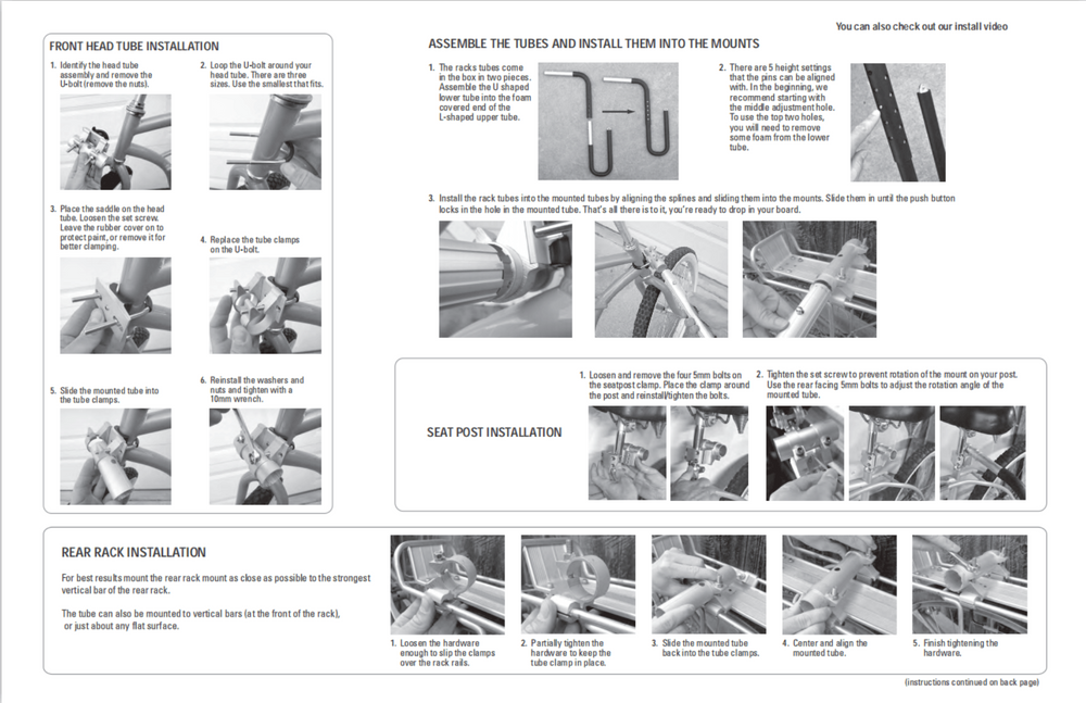 Abby™ Surfboard Bike Surf Rack – Abbycart